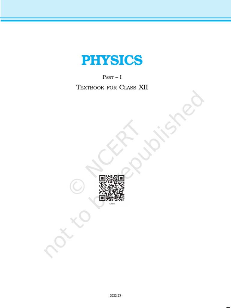 Physics: T C XII | PDF | Magnetic Field | Capacitance
