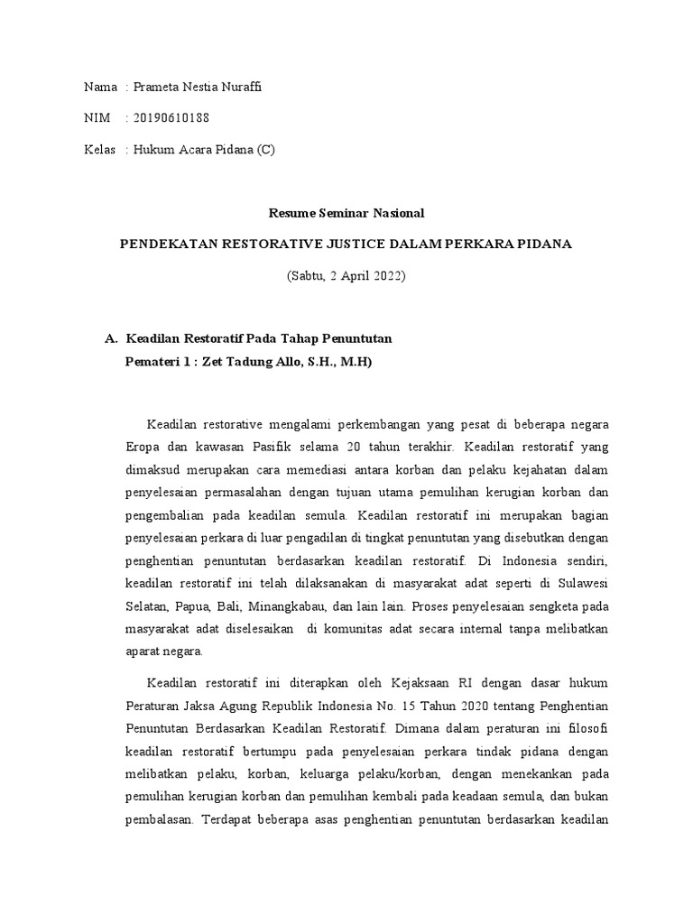 Resume Seminar | PDF