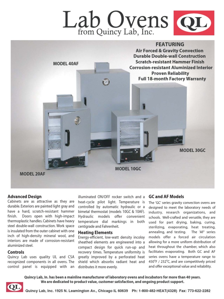 001 Horno.20af - Quincy Lab | PDF | Manufactured Goods | Building ...
