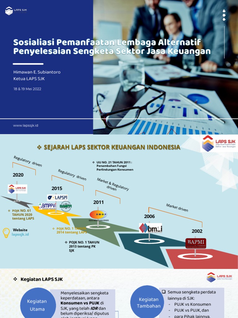 Materi Sosialiasi LAPS SJK - 18 - 19 Mei | PDF