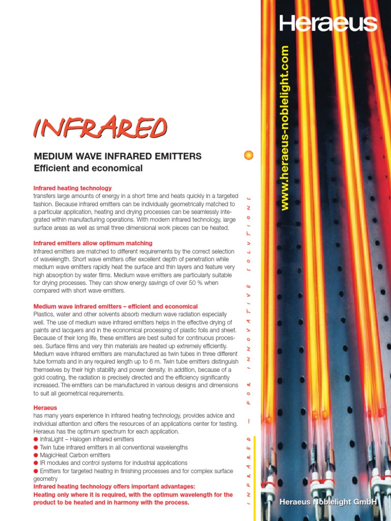 Heraeus_Med_Wave_Infrared | PDF | Infrared | Waves