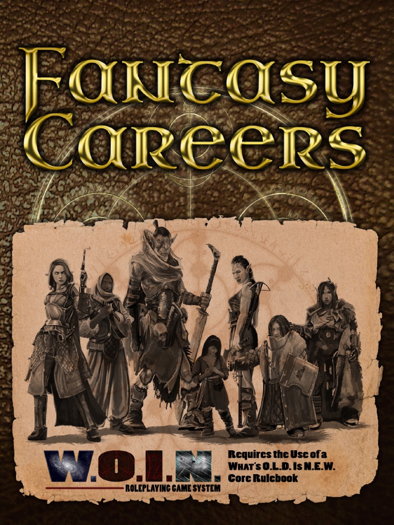 WOIN - OLD - Fantasy Careers (v1.1) | PDF | Dwarf (Middle Earth)