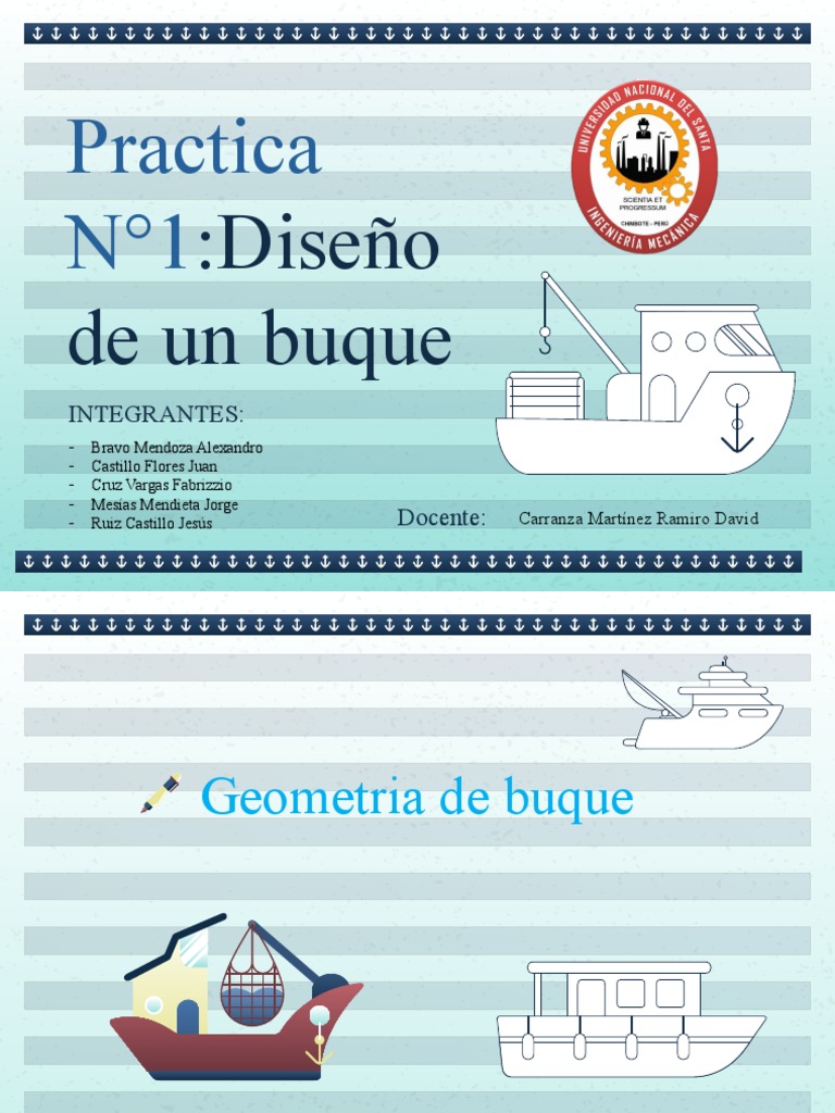 Diseño de Un Buque - Practica N1 | PDF | Buques | Bomba