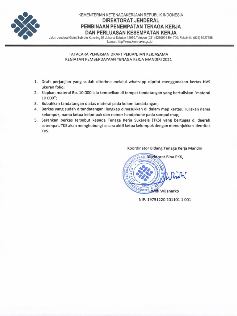 Daftar TKS Pendamping TKM 2021 | PDF