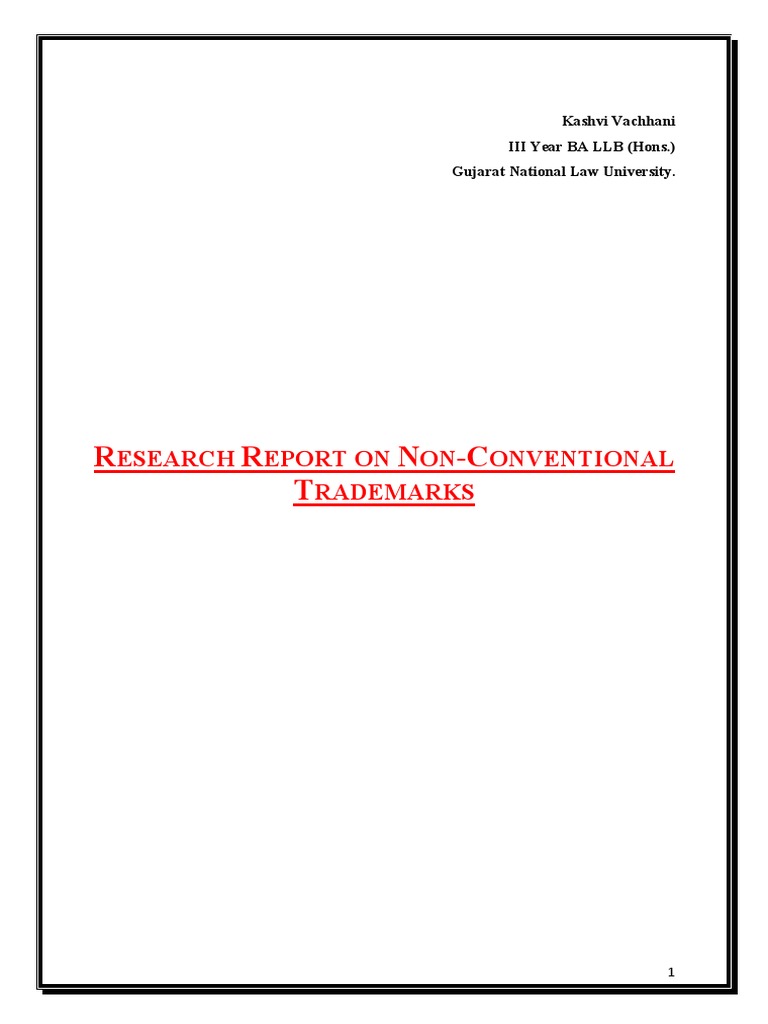 Non Conventional Trademarks. | PDF | Trademark | Brand