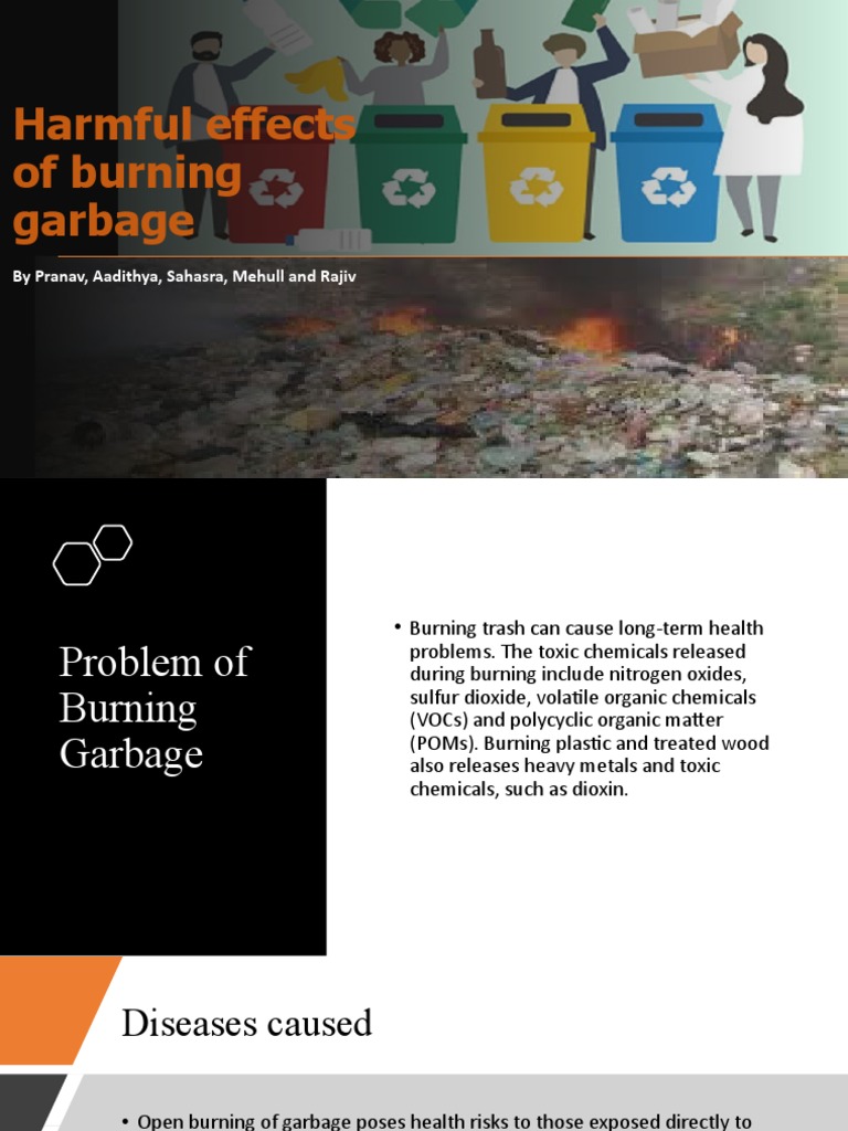 Harmful Effects of Burning Garbage | PDF