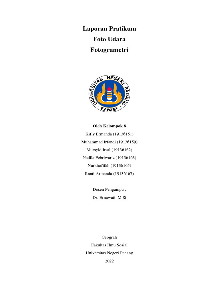 Panduan Fotogrametri Foto Udara | PDF