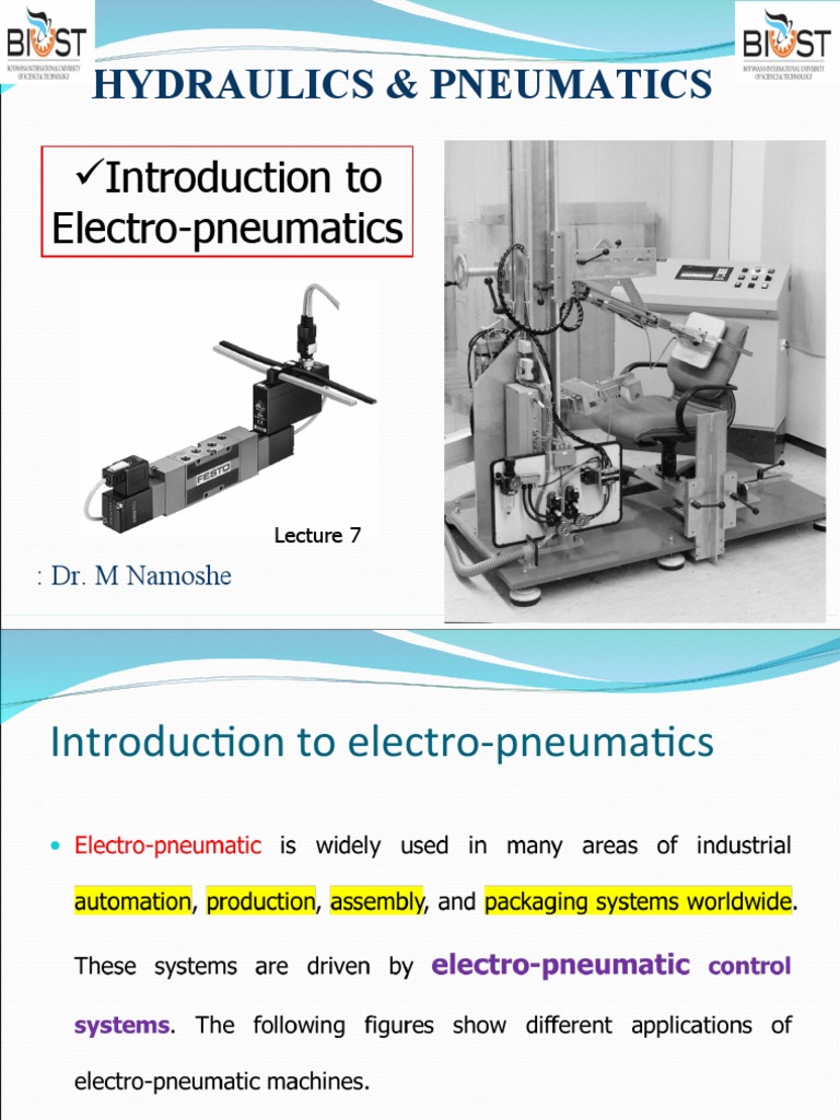 Hydraulics & Pneumatics: Introduction To Electro-Pneumatics | PDF | Relay | Switch