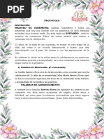 Protocolo para Fiesta de Quince Años | PDF | Ceremonias