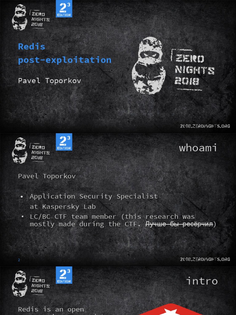 Exploiting Redis Slave Synchronization And Modules To Achieve Remote Code Execution Pdf Port