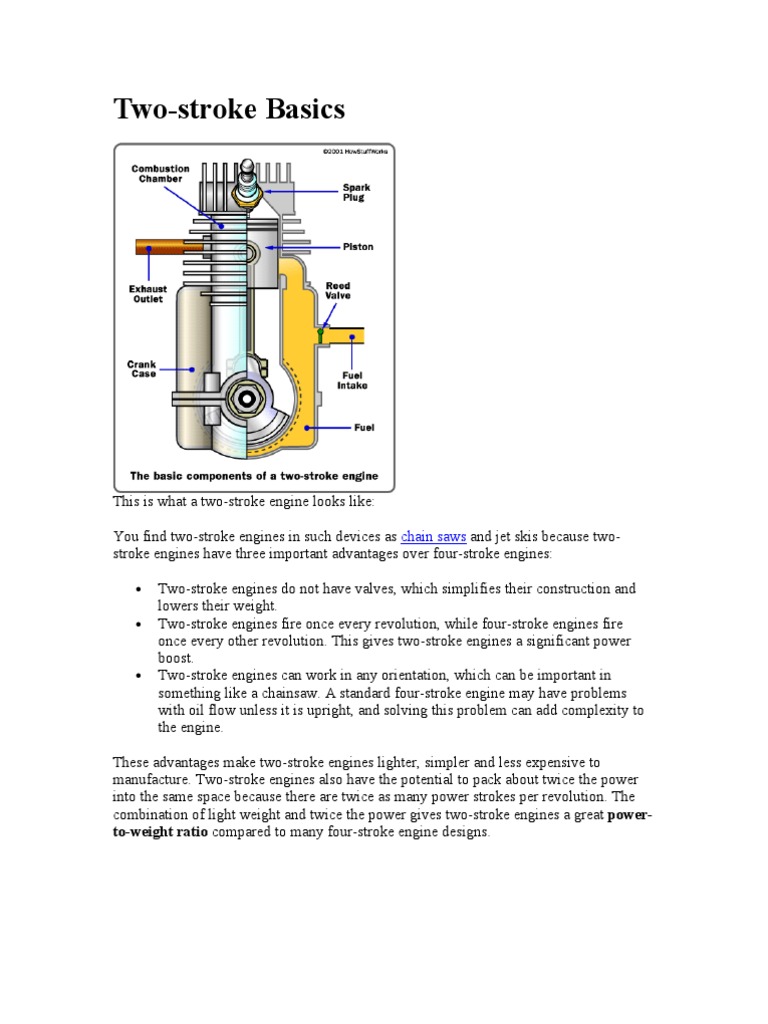 Two Stroke | PDF | Internal Combustion Engine | Diesel Engine