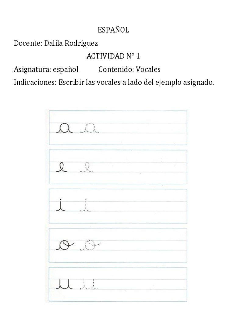 Actividades de Pareo de Vocales | PDF | Alimentos