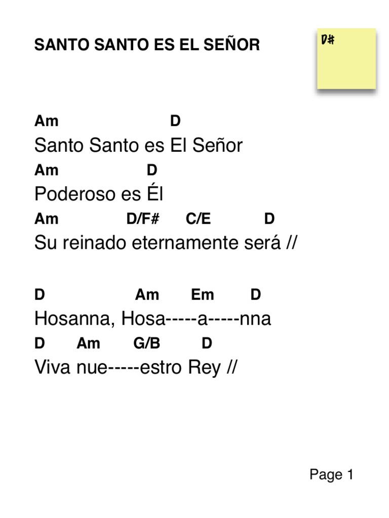 SANTO, SANTO, SANTO CON LETRA HIMNO CRISTIANO YouTube - Journeys Within