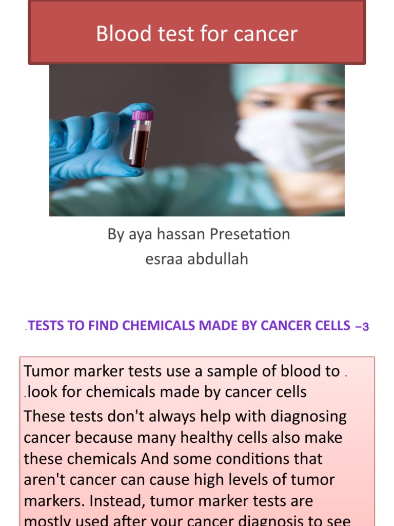 A Comprehensive Guide to Cancer Diagnostic Tests: From Blood Tests to ...