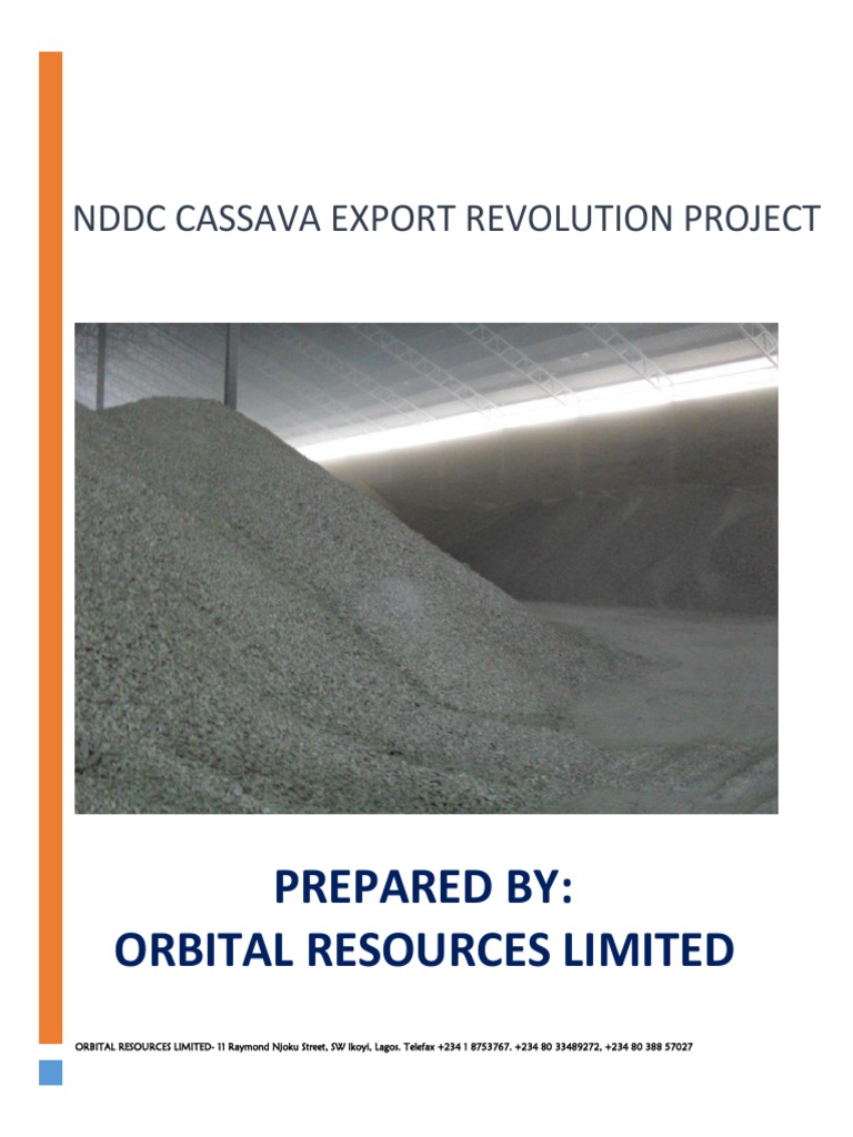 Cassava Chips Production Business Plan | PDF | Fertilizer | Tractor