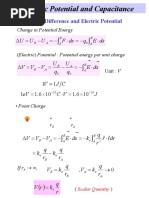Electric Potential and Capacitance All Derivations | PDF | Capacitor | Capacitance