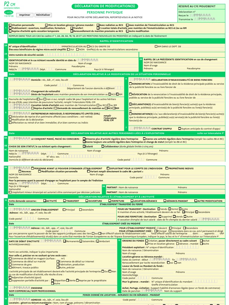 Cerfa 11678-08 | PDF