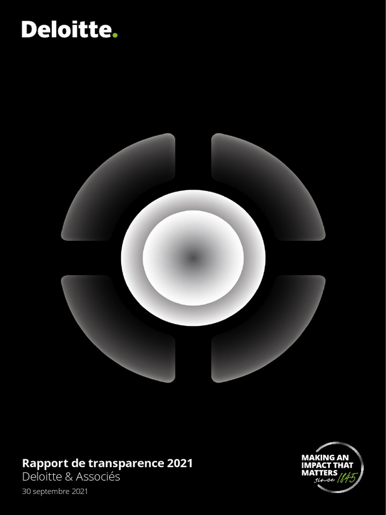 Deloitte Rapport Transparence 2021 | PDF | Audit | Business