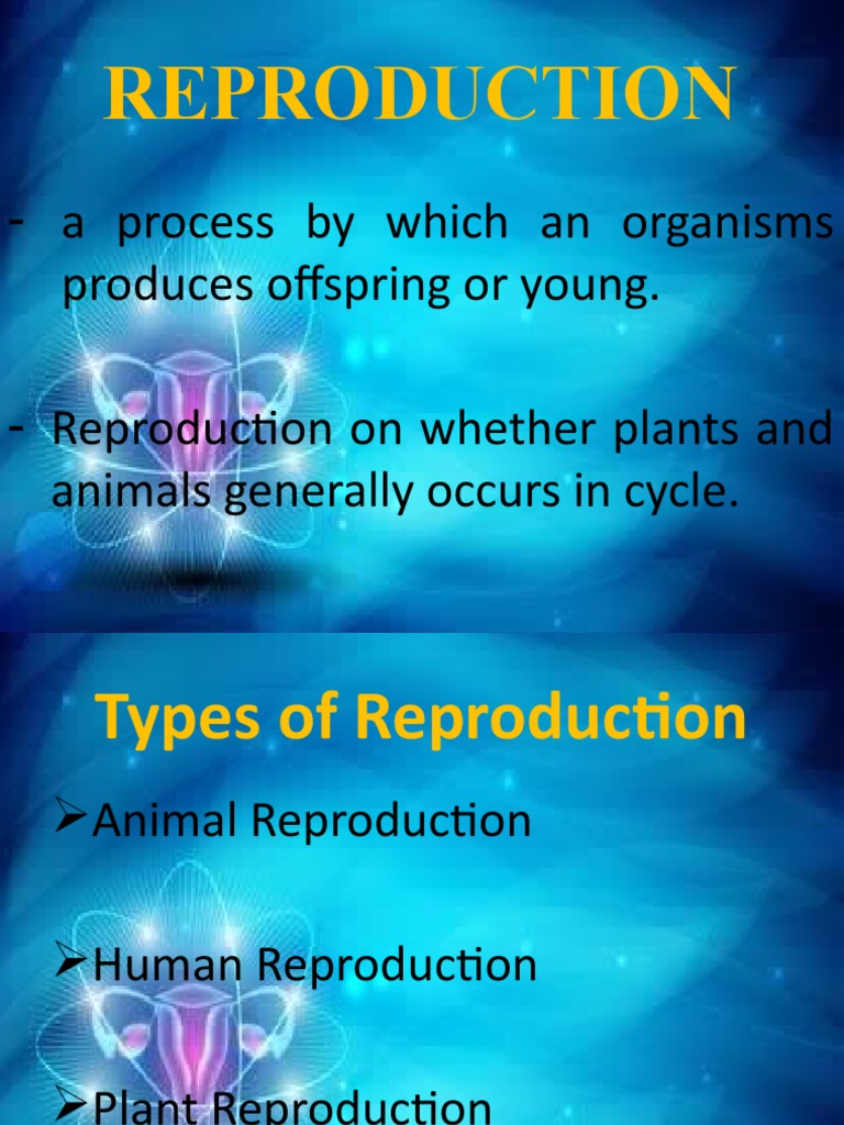 Types of Reproduction in Organisms | PDF | Sexual Reproduction ...