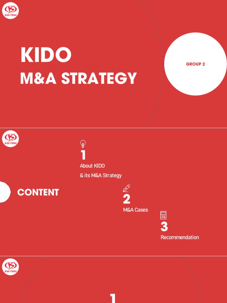 KIDO Group's M&A Strategy Overview | PDF | Mergers And Acquisitions ...