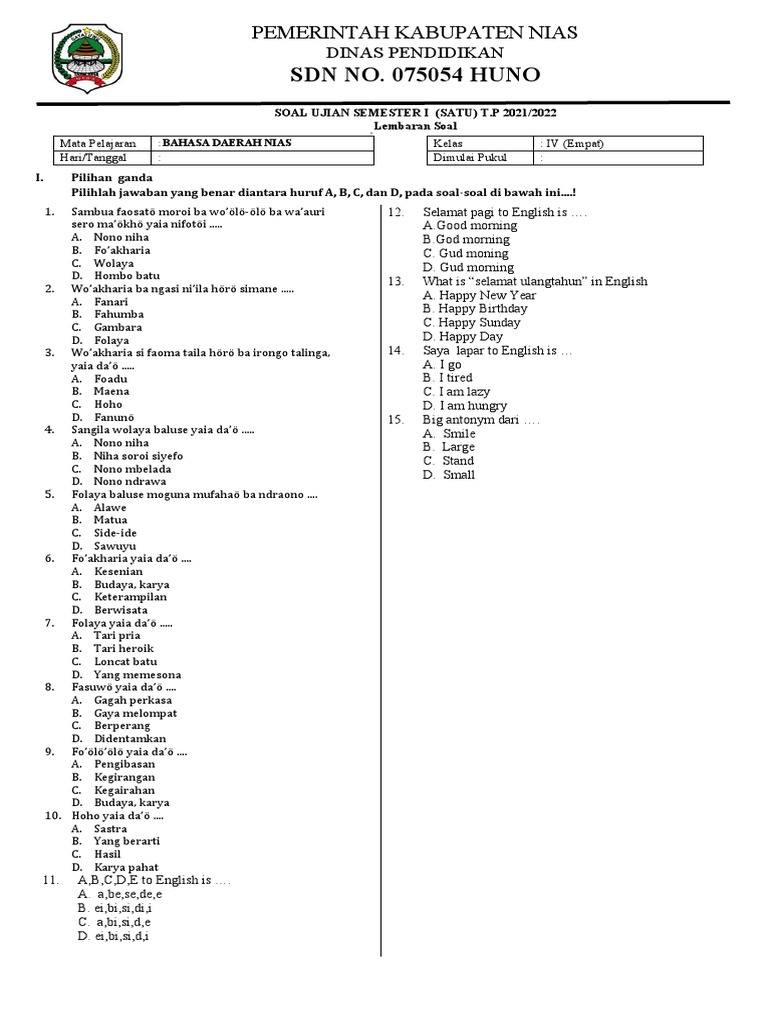 SDN NO. 075054 HUNO | PDF
