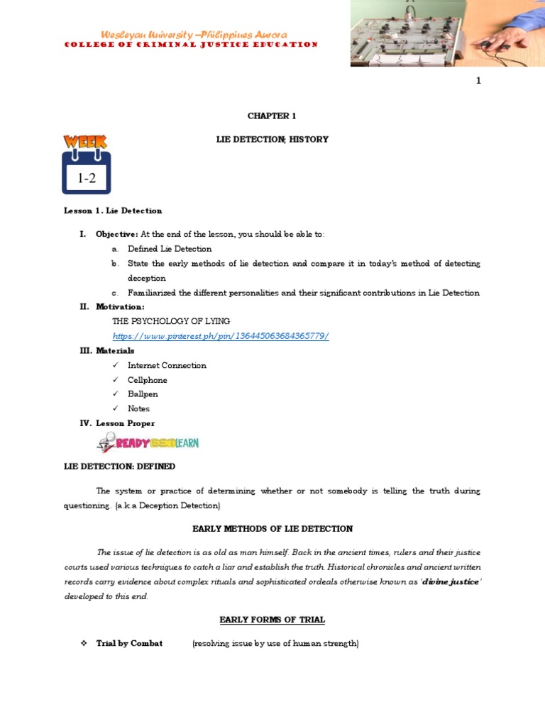Forensic 5 Polygraph | PDF | Polygraph | Lie
