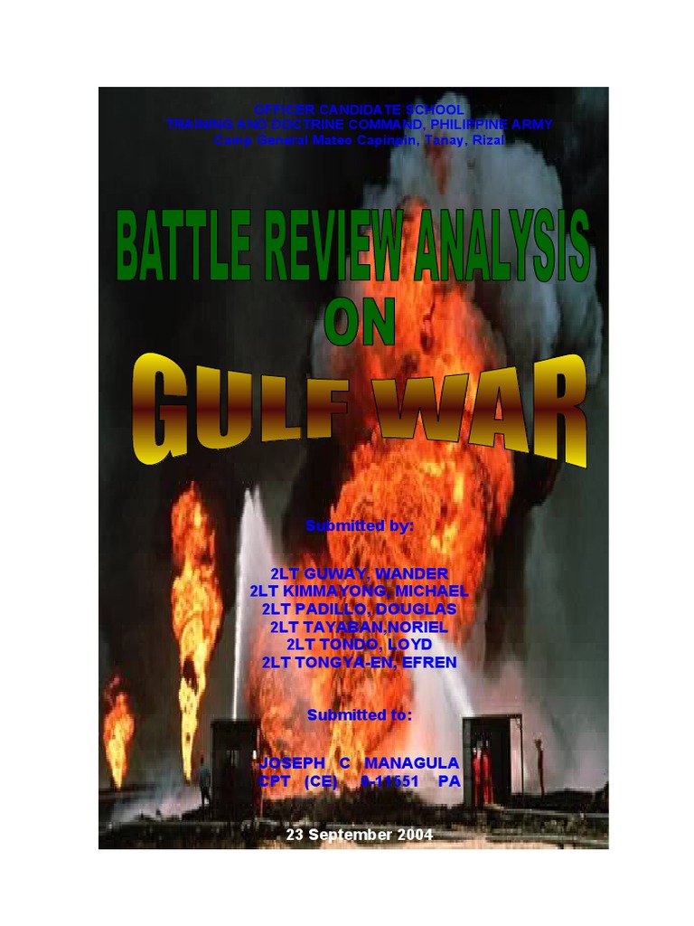 Coalition Victory in the Gulf War: A Concise Summary of the Conflict ...