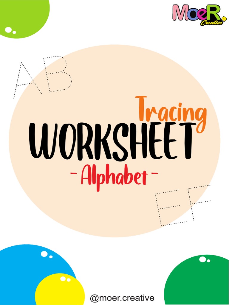 Worksheet Tracing Huruf Abjad A-Z | PDF