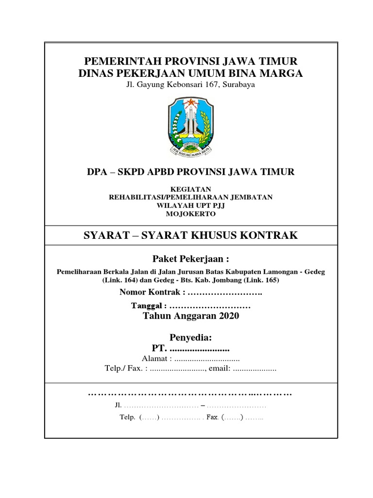 SSKK 2020 Permen PUR No.14 Tahun 2020LINK 164 165 Rev181020 | PDF