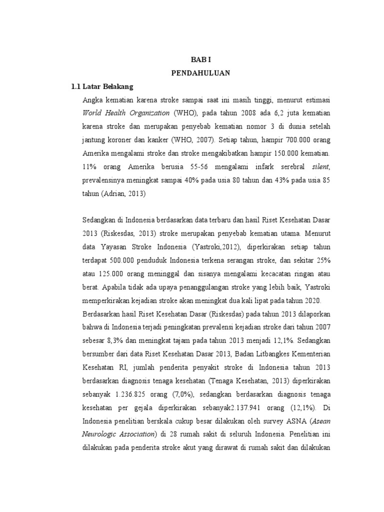 Makalah EBP Stroke | PDF | Sains & Matematika