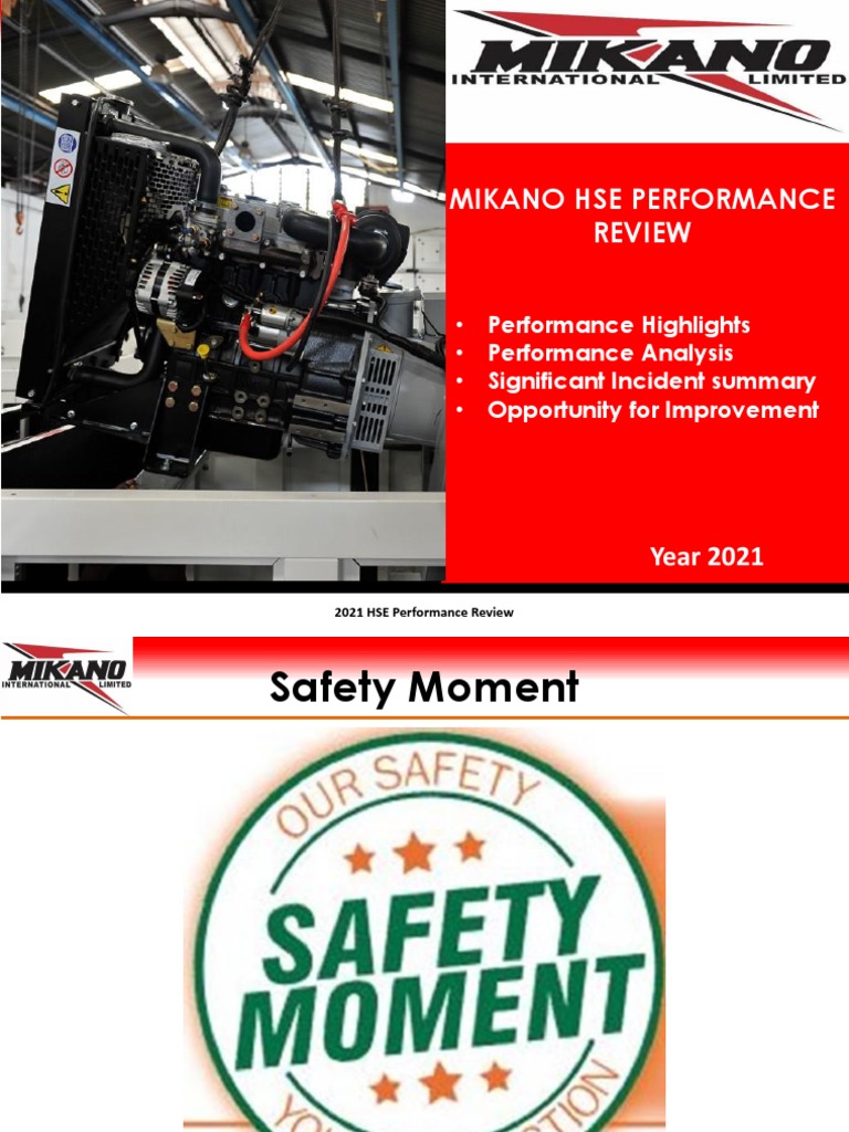 2021 HSE Performance Review Summary | PDF | Safety | Economies
