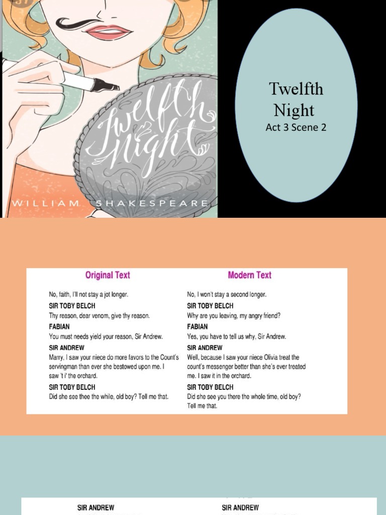 Twelfth Night Act 3 Sc. 2 | PDF | Twelfth Night