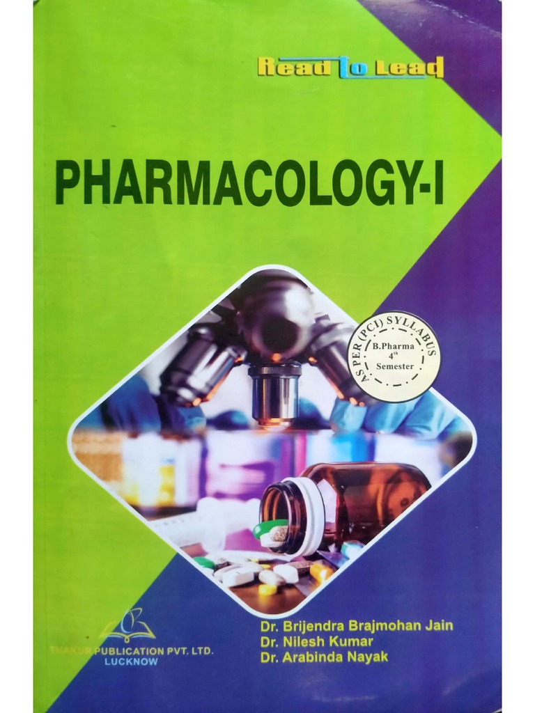 Pharmacology - I (Thakur Publication) | PDF