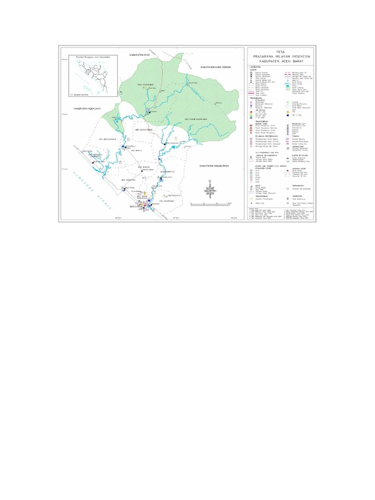 Peta Aceh Barat | PDF