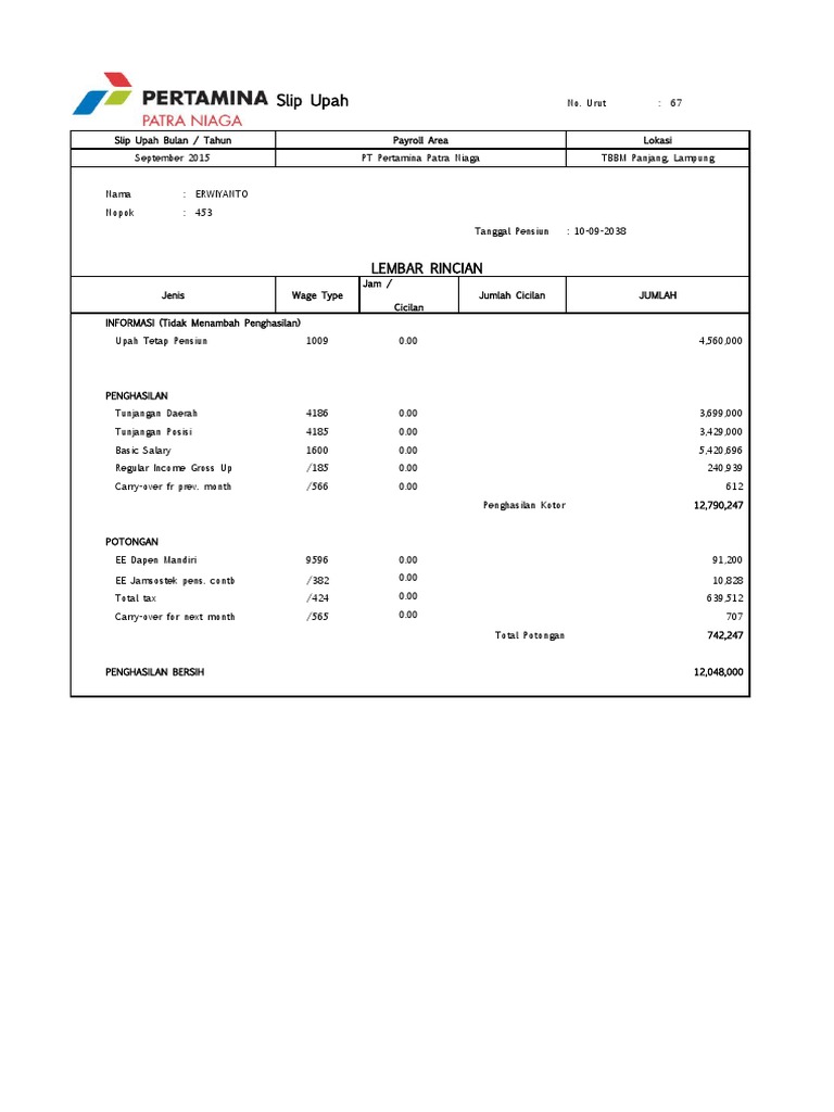 Slip Gaji | PDF