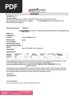 Sbi Policy Payment Receipt | PDF | Insurance | Life Insurance