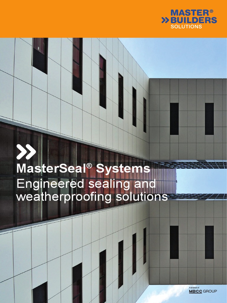 Brochure - Masterseal Sealants | PDF | Tile | Silicone