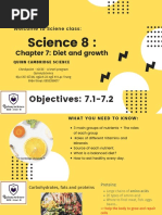 Year 8 Food and Nutrition Worksheet | PDF