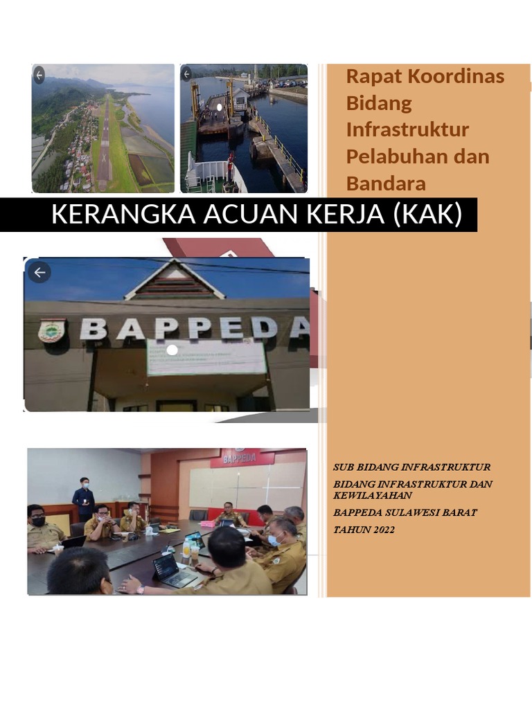 KAK Rakor Dukungan Infras - Ucy | PDF