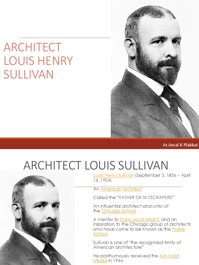 Louis Sullivan Works | Download Free PDF | Architectural Design ...