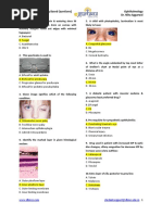 118 Ophthalmology Questions and Answers | PDF | Glaucoma | Retina