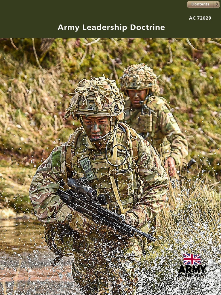 21 07 267 Army Leadership Doctrine Web | PDF | Leadership | Classified ...