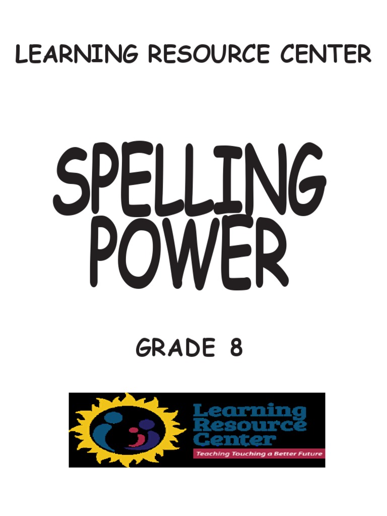 F-Grade 8 Spelling | PDF | English Language | Spelling