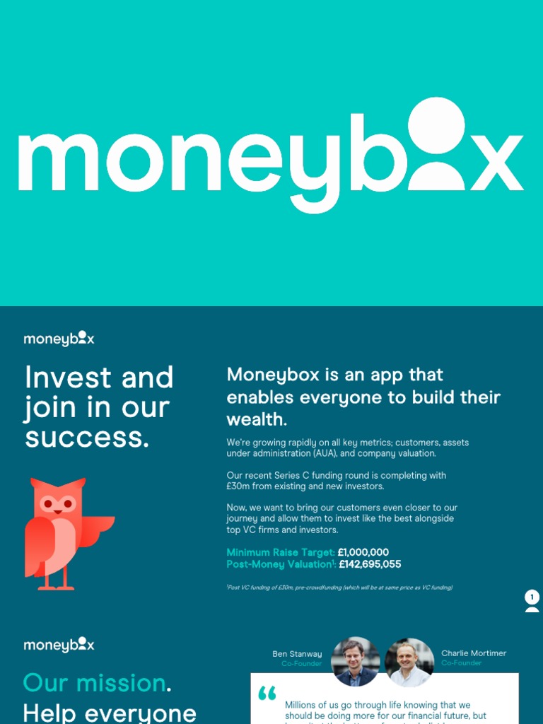 Moneybox Moneybox Investor Presentation | PDF | Corporate Finance ...