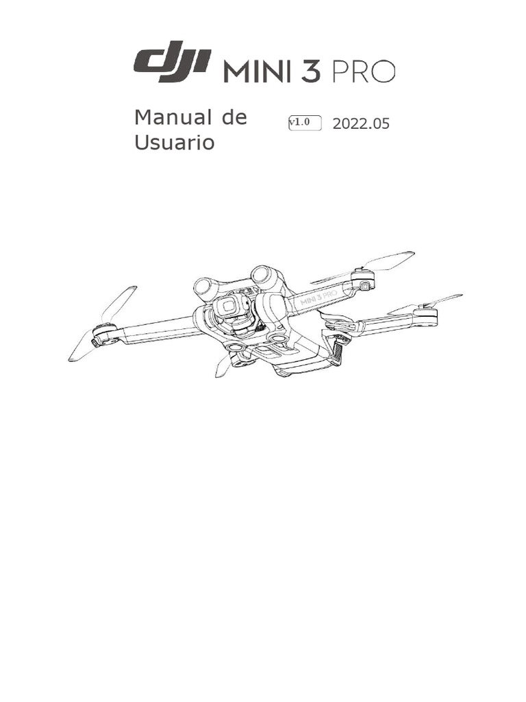 DJI Mini 3 Pro User Manual v1.0 | PDF | Bluetooth | Aeronave