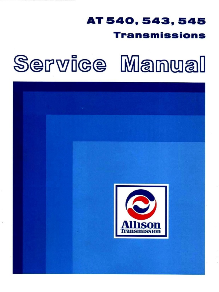 Allison Transmission Manual | PDF