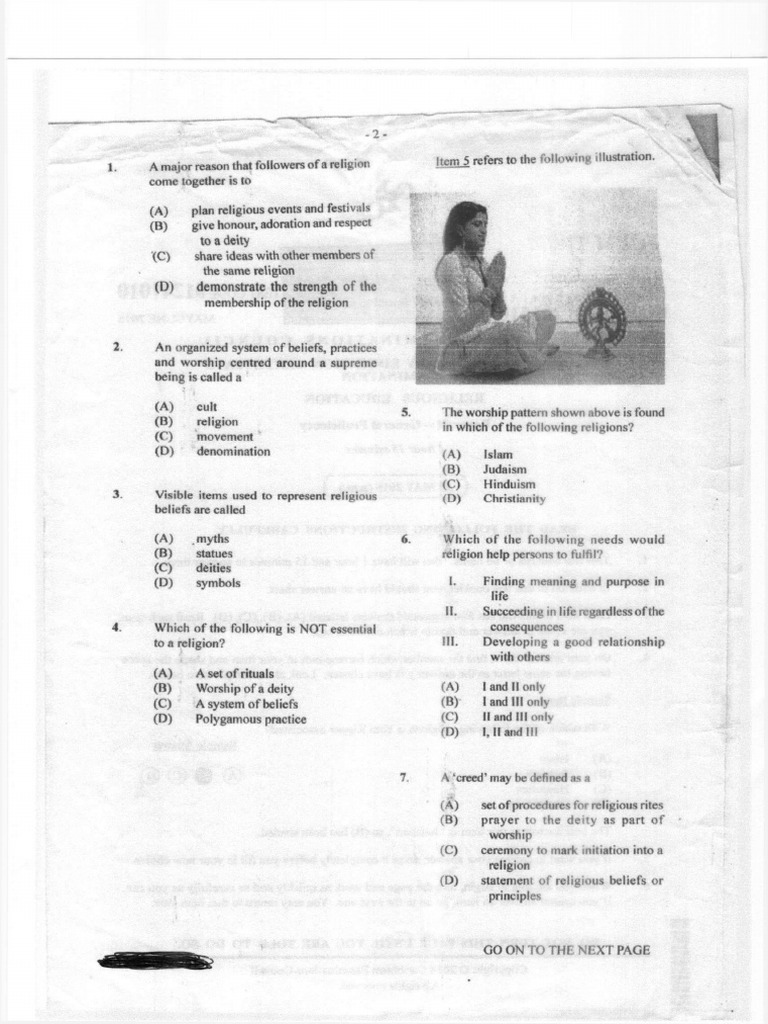 Csec Re 4 | PDF | Mosque | God