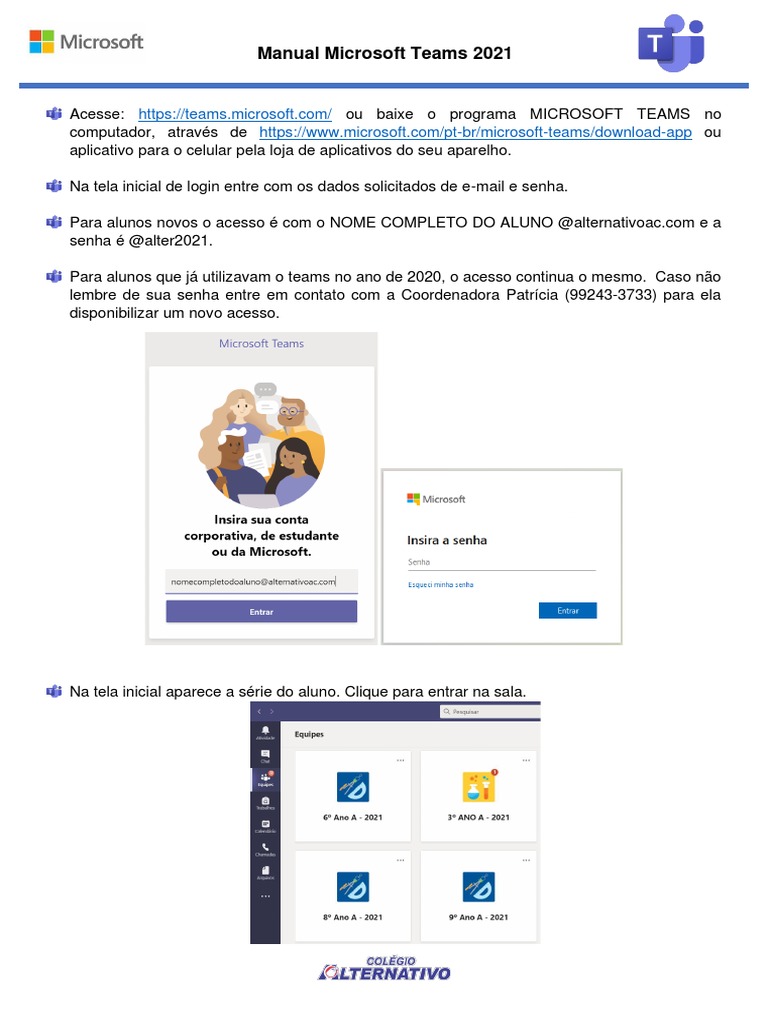 Manual Microsoft Teams 2021 | PDF