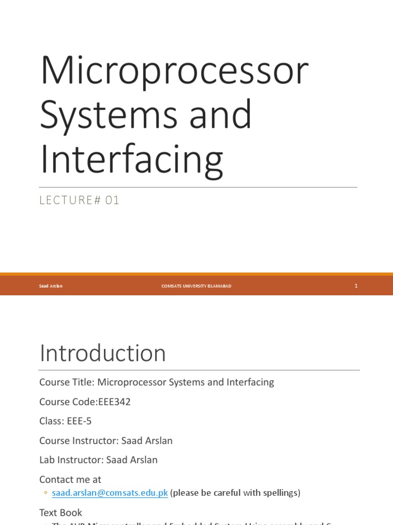 Fa21 Lec01 2021 09 15 Introduction To Up Uc Pdf Central Processing Unit Microcontroller