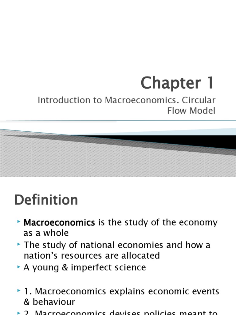 C1 Intro Si CFM | PDF | Macroeconomics | Economics